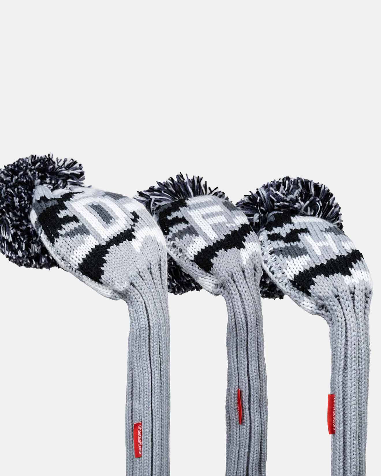 Ghost Golf Club | Knitted Head Cover Set